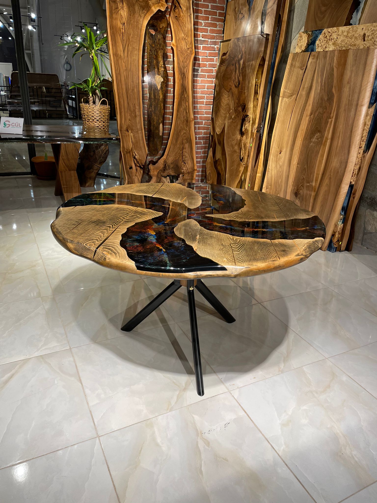 Epoxy Table Epc 551 – Gul Natural