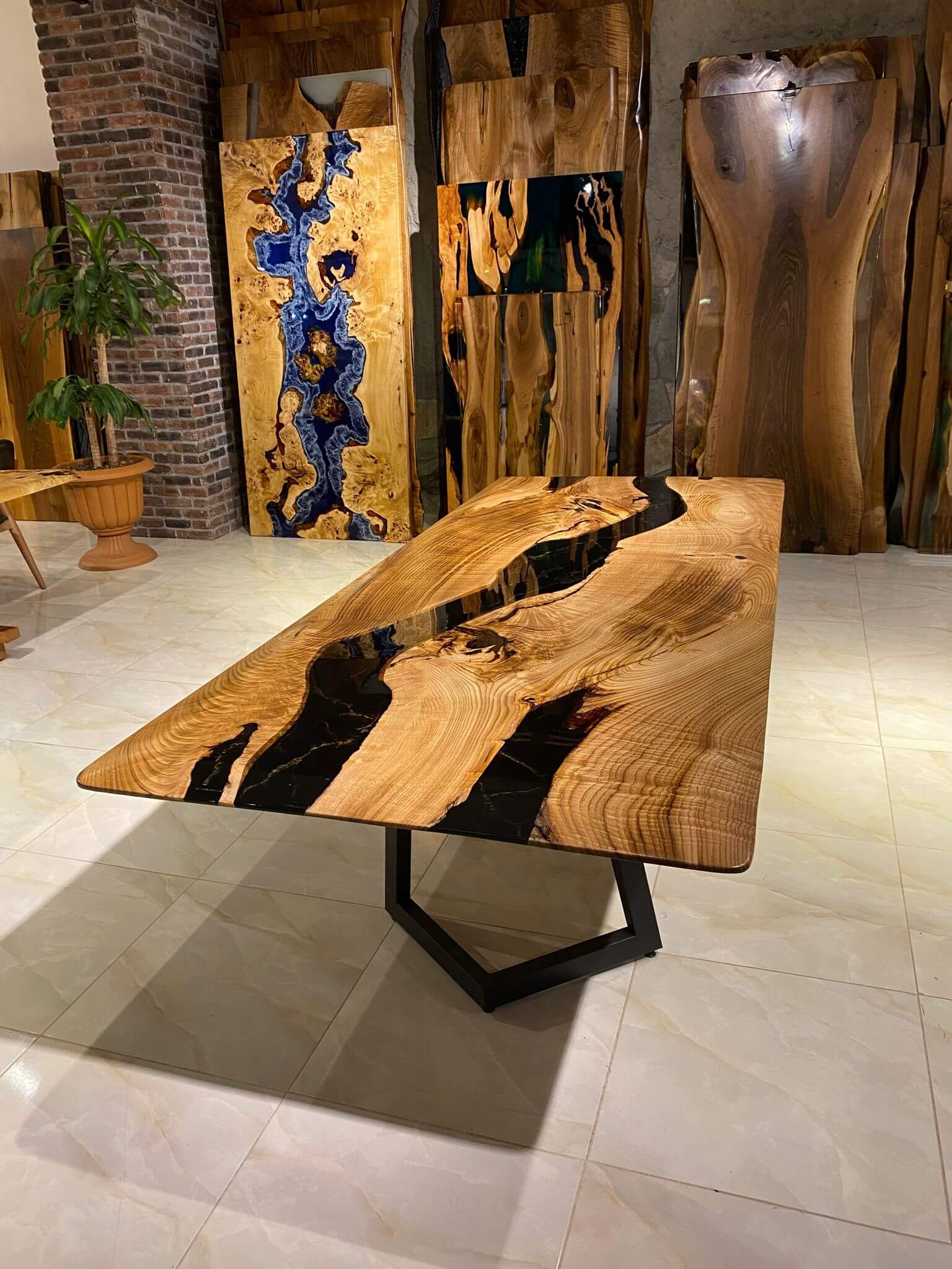 Epoxy Table Epc 684 – Gul Natural